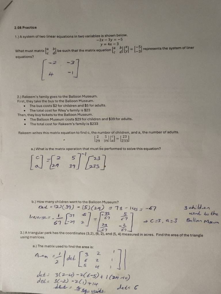 Balloon Mum: Loese 73-Les | PDF | Matrix (Mathematics) | Algebra