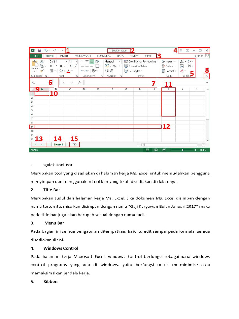 Panduan Antarmuka dan Rumus Ms. Excel | PDF