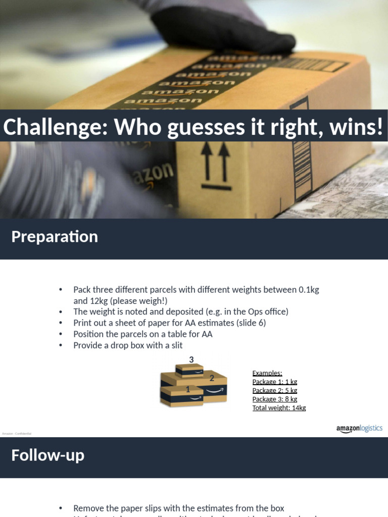 Guess The Weight Game - English | PDF