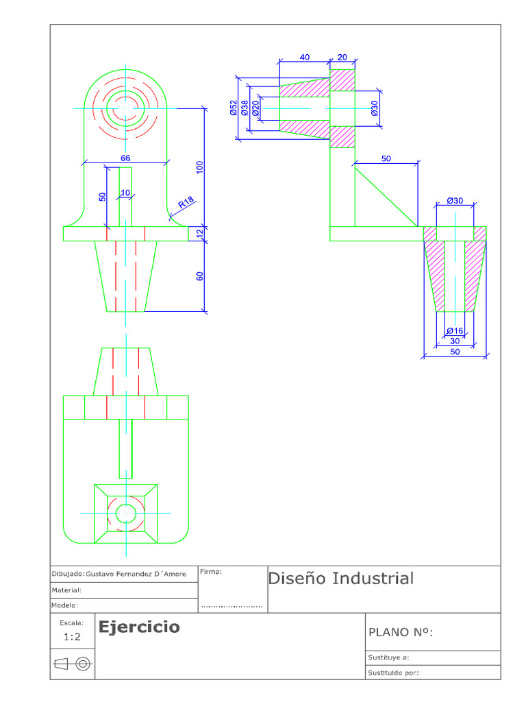 Ejercicio Modelo 2D A4 | PDF