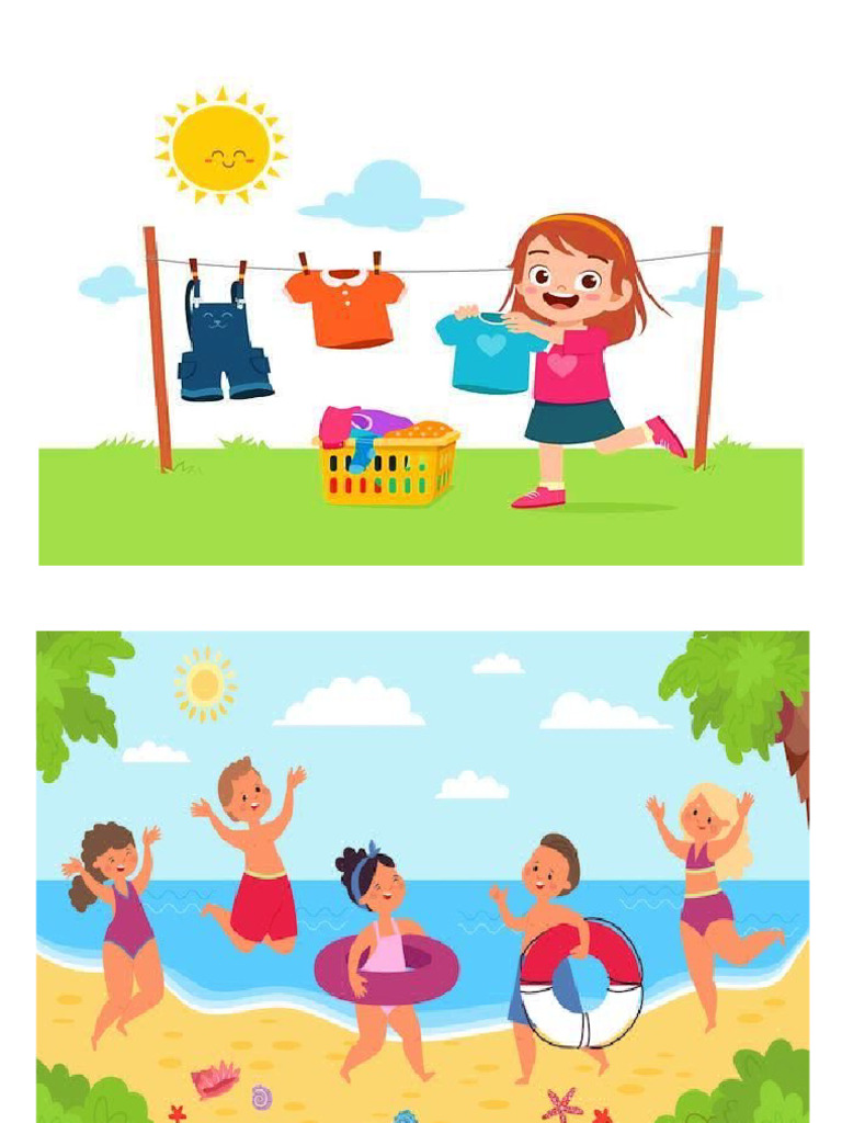 Activities On SUnny & Rainy Days | PDF