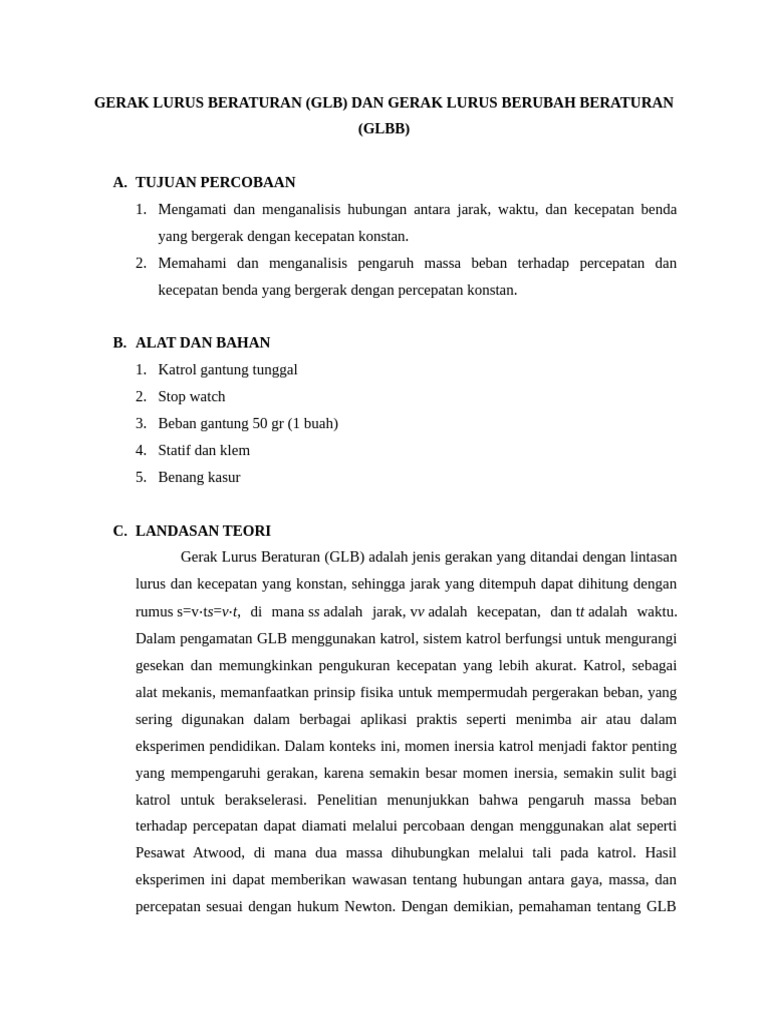 LKP Gaya Dan Gelombang | PDF