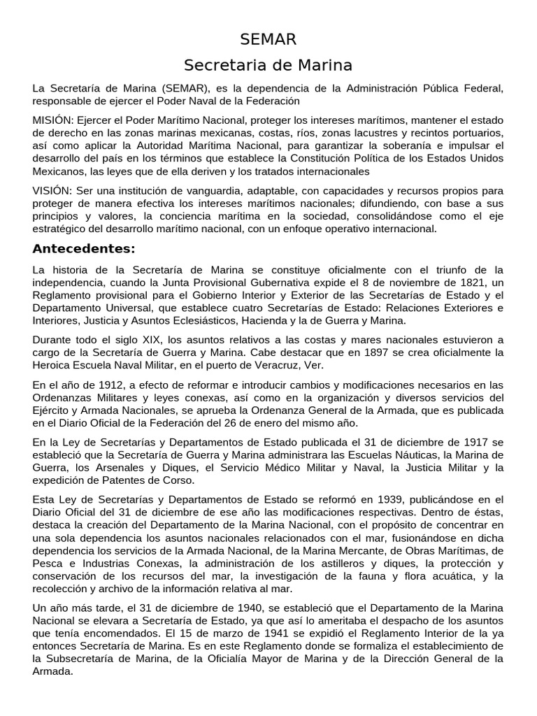 SEMAR | PDF | México | Oficial general
