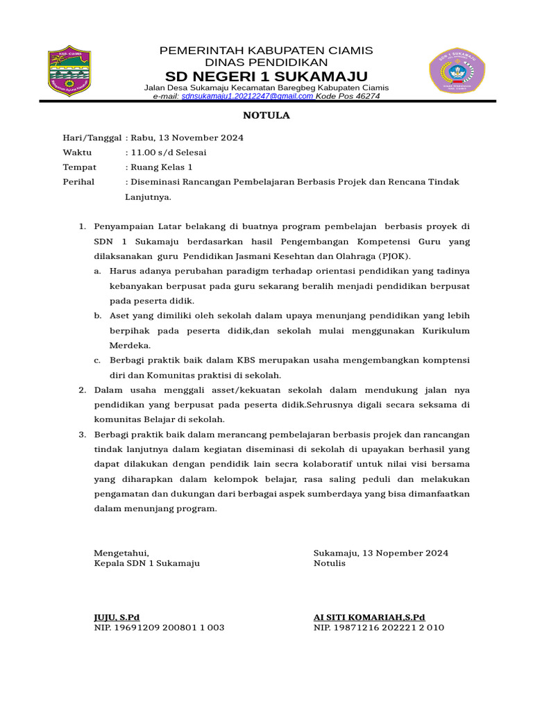 Notula RTL - Ai | PDF