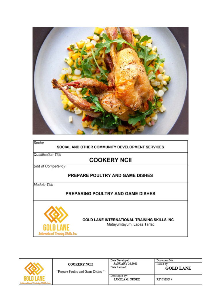 CBLM COOKERY Core 10 | PDF | Grilling | Cooking