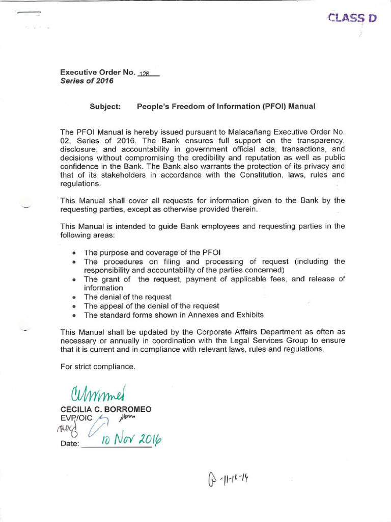 PFOI Manual - Compressed | PDF | Freedom Of Information Laws By Country ...