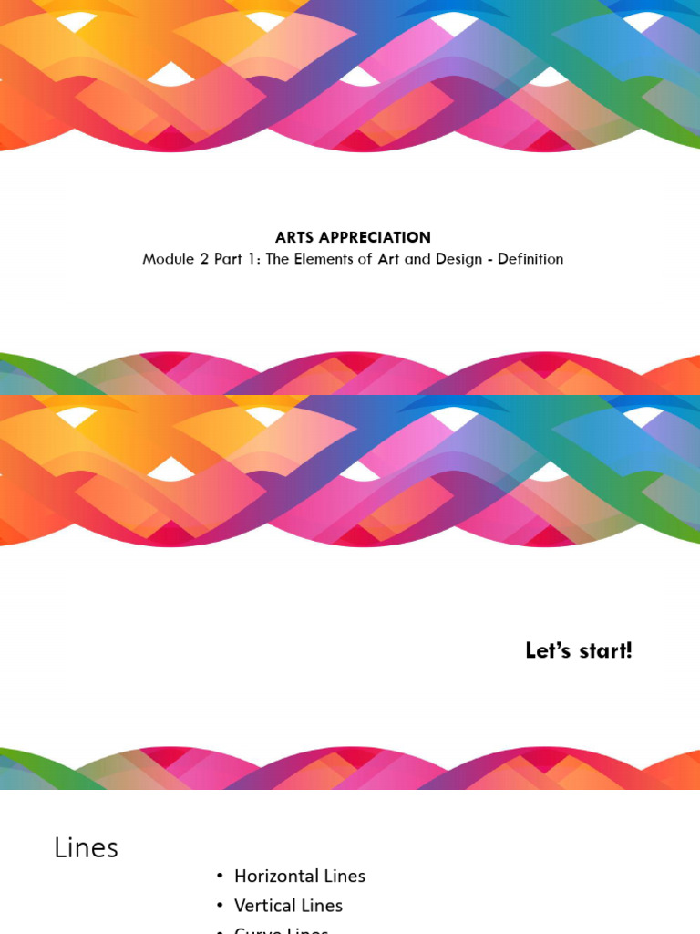 Lecture - Elements of Art and Design and Principles of Design 2 | PDF | Shape | Color