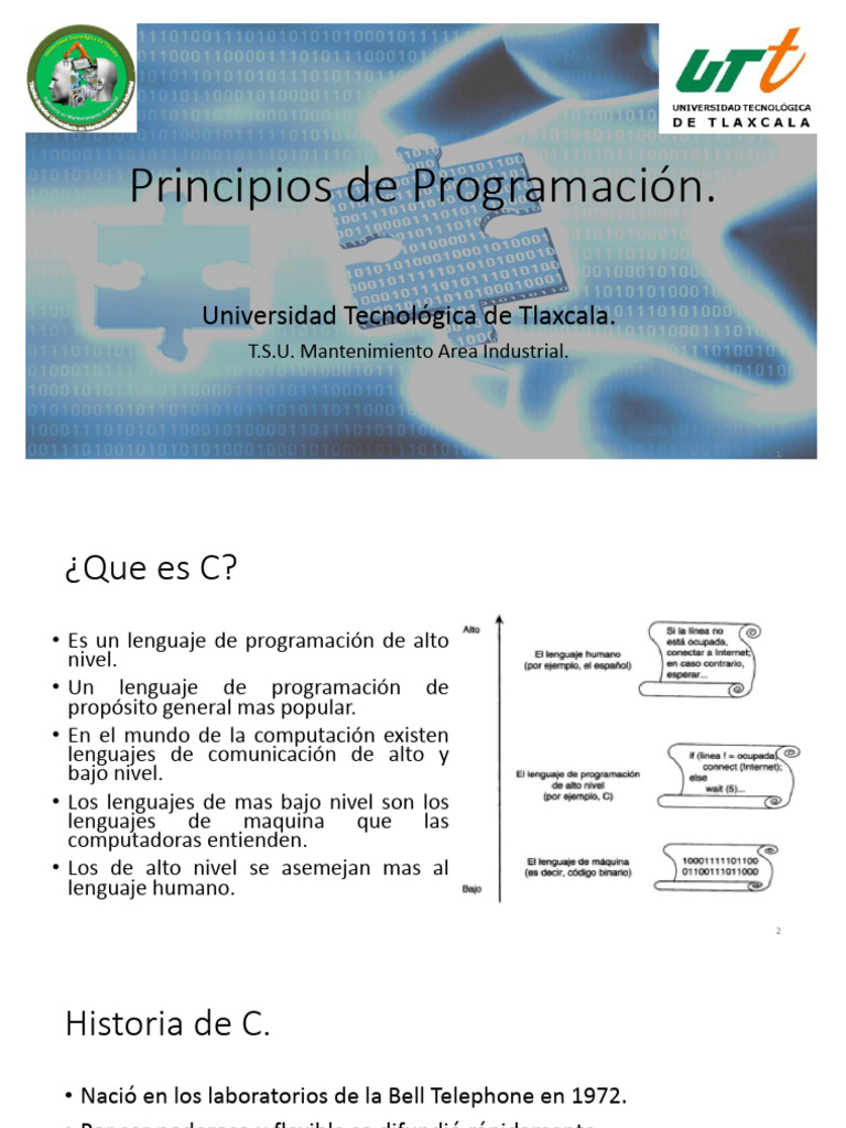 Introducción al Lenguaje de Programación C | PDF | Programa de computadora | Programación