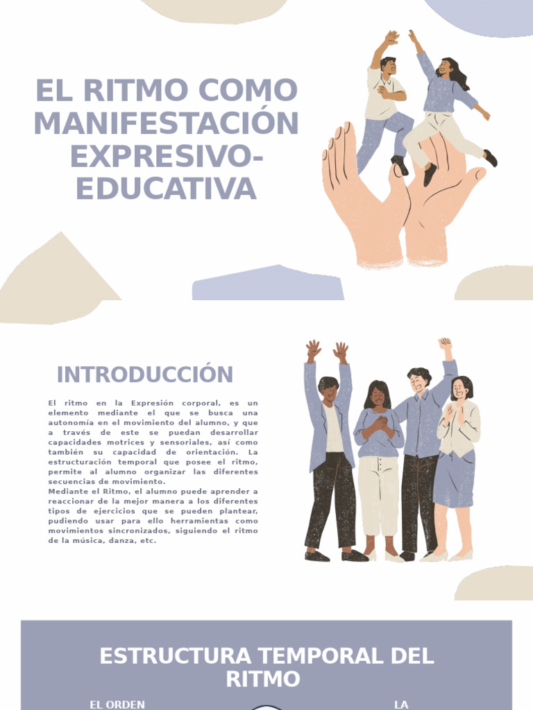 El Ritmo | PDF | Comunicación no verbal | Ritmo