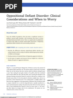 Oppositional Defiant Disorder Rating Scale - Preliminary Evidence of ...