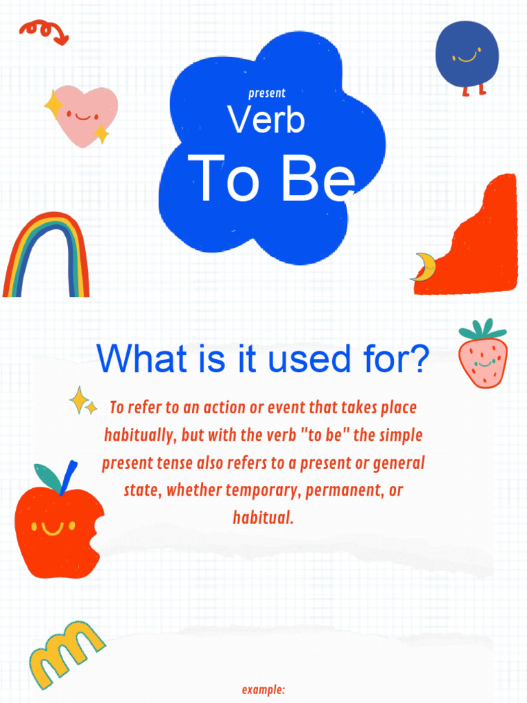 Understanding the Verb "To Be" | PDF