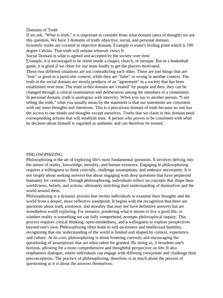 Philo Full D Pdf Truth Thought