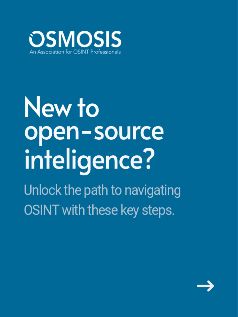 Unlock The Path To Navigating OSINT With These Key Steps 1712989768 | PDF