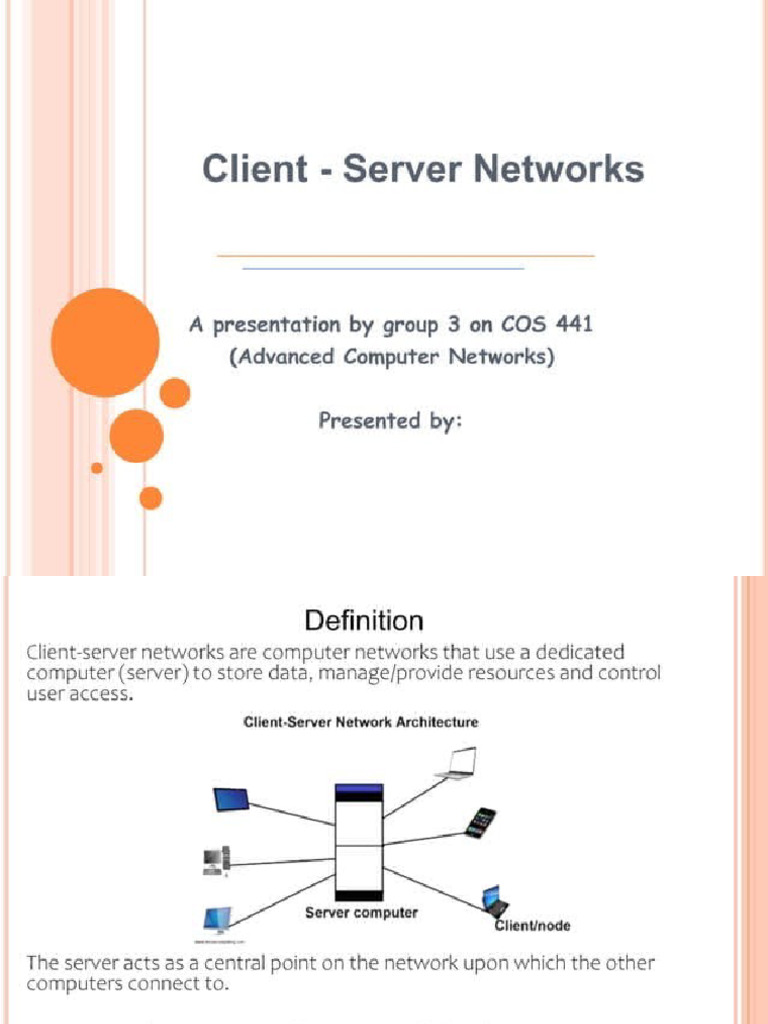 Client Server | PDF