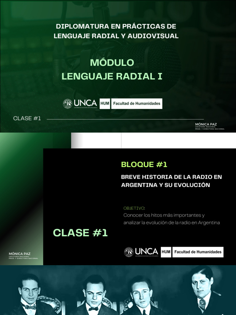 Presentación Clase I - Diplo | PDF | Radio | Radiodifusión