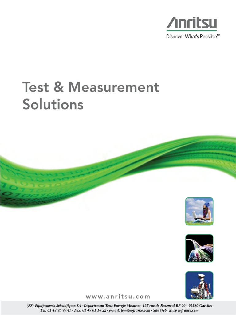 Anritsu Shortform Introduction Catalog | PDF | Bluetooth | High Speed ...