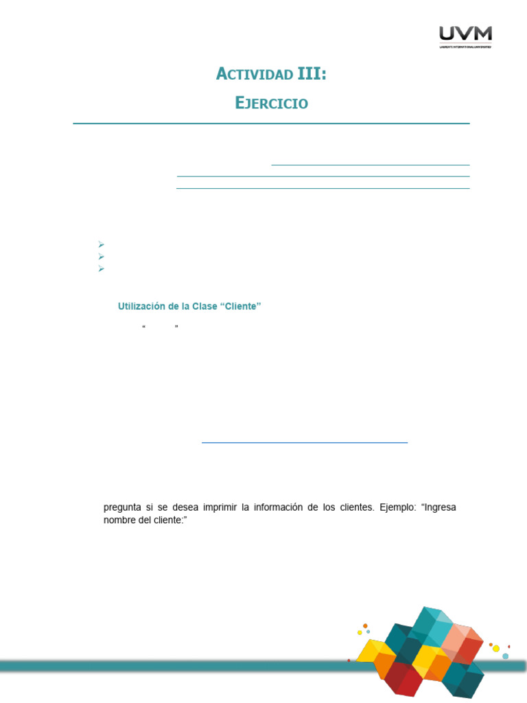 A3 Ejercicio | PDF