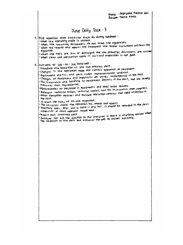 June Daily Task 7 | PDF