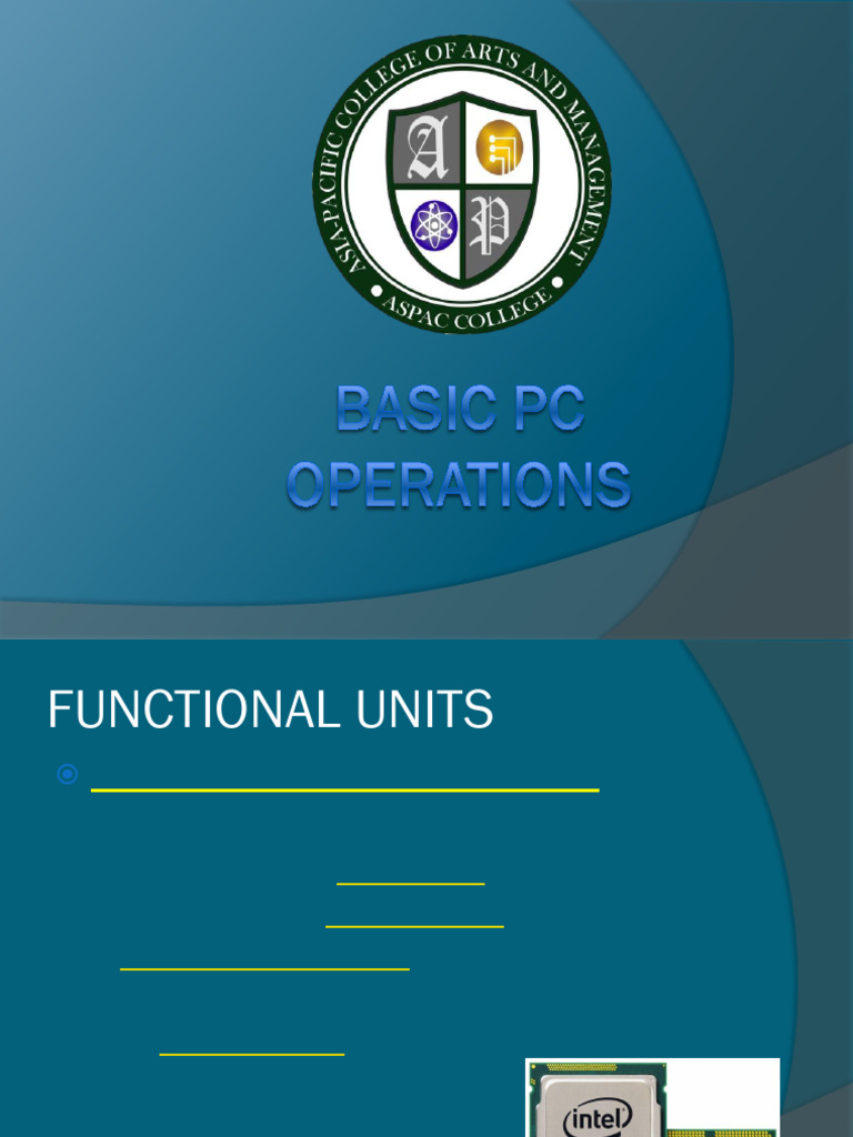 BPC LESSON3 | PDF | Central Processing Unit | Computer Keyboard