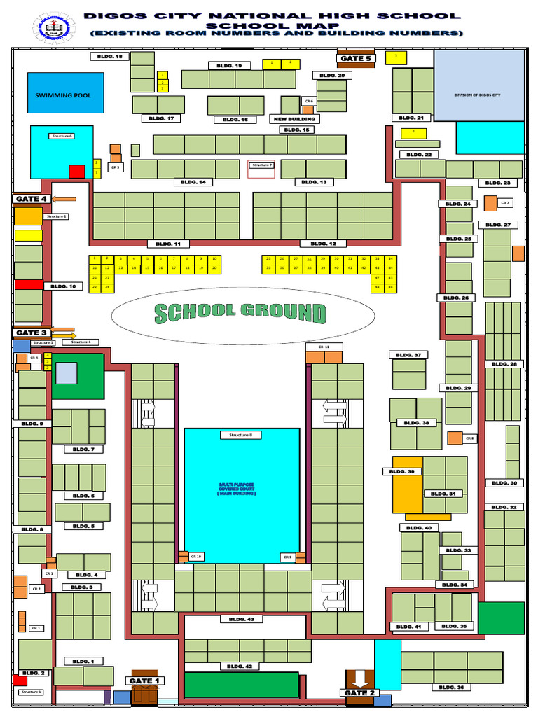 Digos City National HS Map | PDF