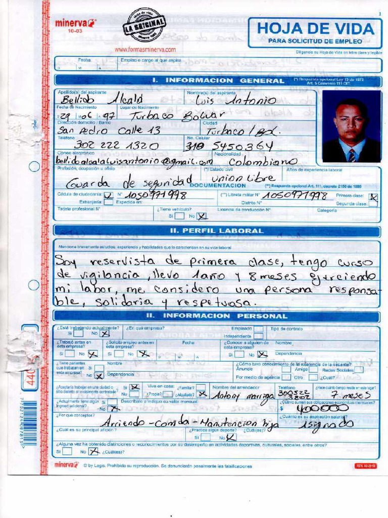 Hoja de Vida Luis - Compressed2-Comprimido | PDF