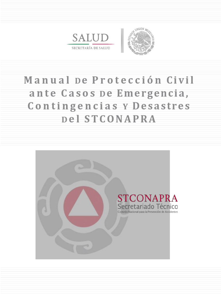 Manual de Protecci N Civil STCONAPRA | PDF | Defensa Civil | Temblores