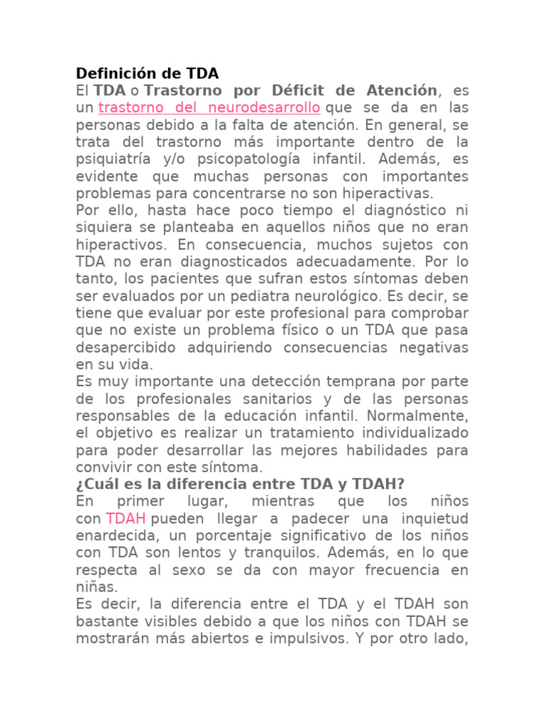 Definición de TDA | PDF