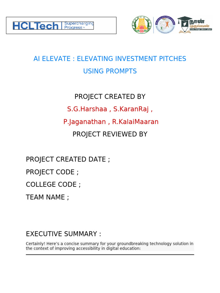 Ai Elevate | PDF | Educational Technology | Accessibility