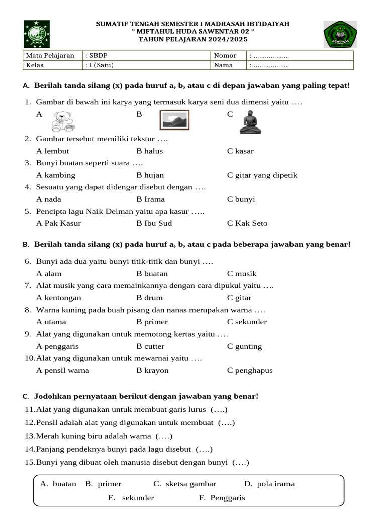 STS SBDP KLS 1 | PDF