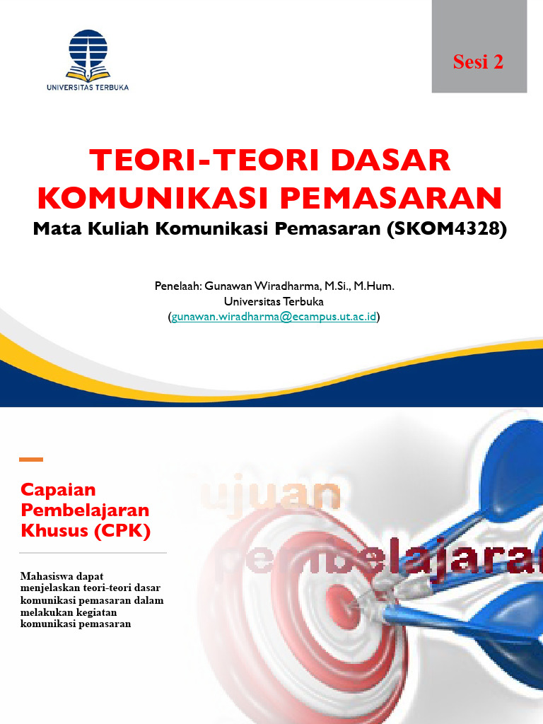 Komunikasi Pemasaran Sesi 2 | PDF