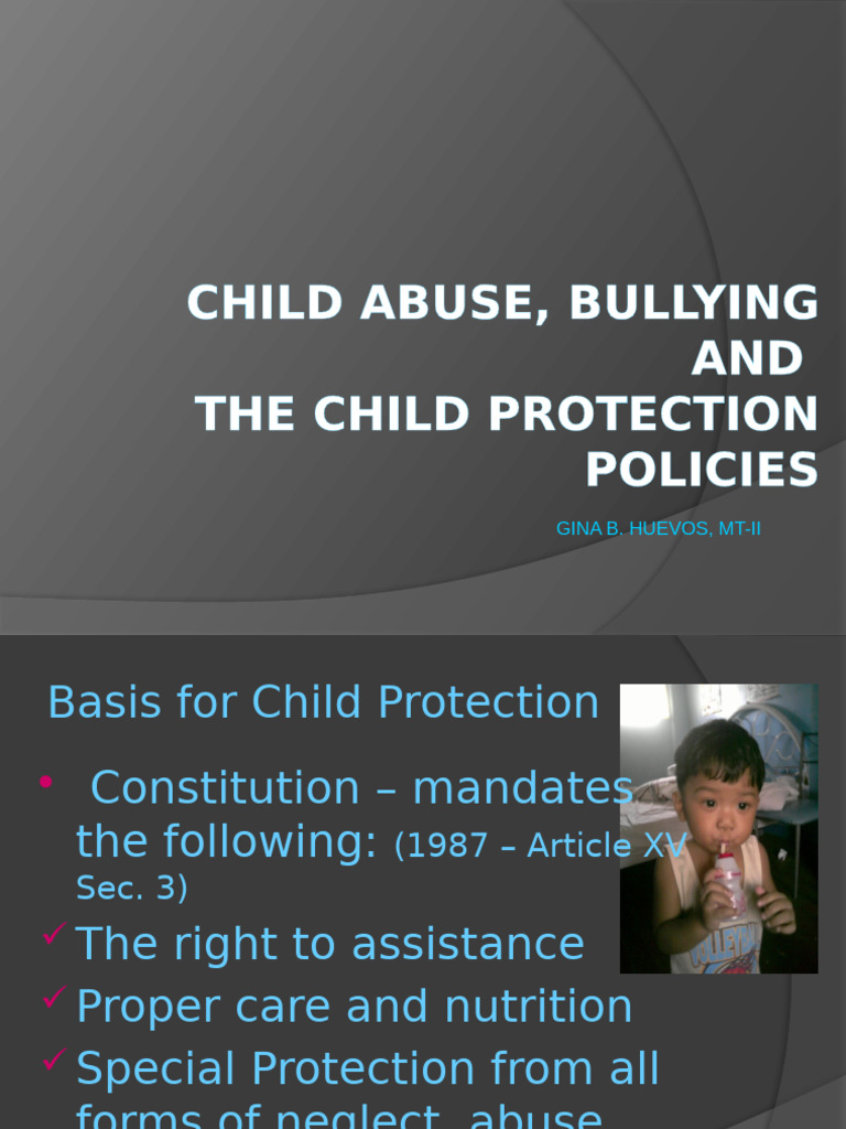 G. Child Abuse Bullying CPP | PDF | Child Abuse | Child Neglect