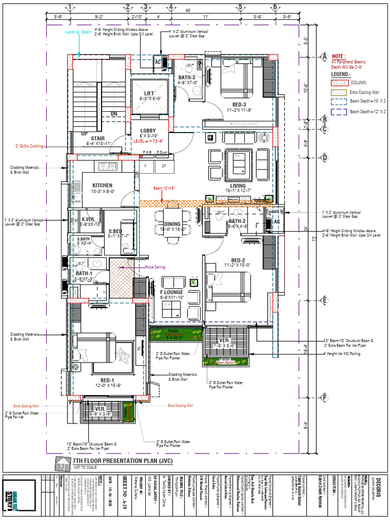 Decoris 7th Floor Layout Design JVC | PDF | Building | Culture Of ...