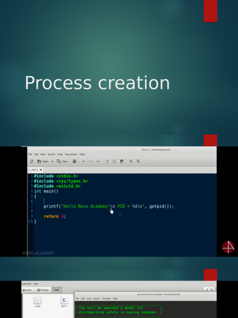 Process Creation | PDF
