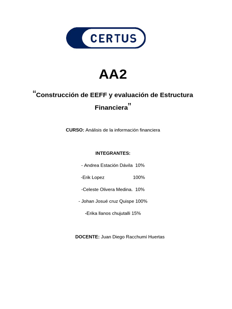 Evidencia 2 Analisis | PDF | Rentabilidad sobre recursos propios | Deuda