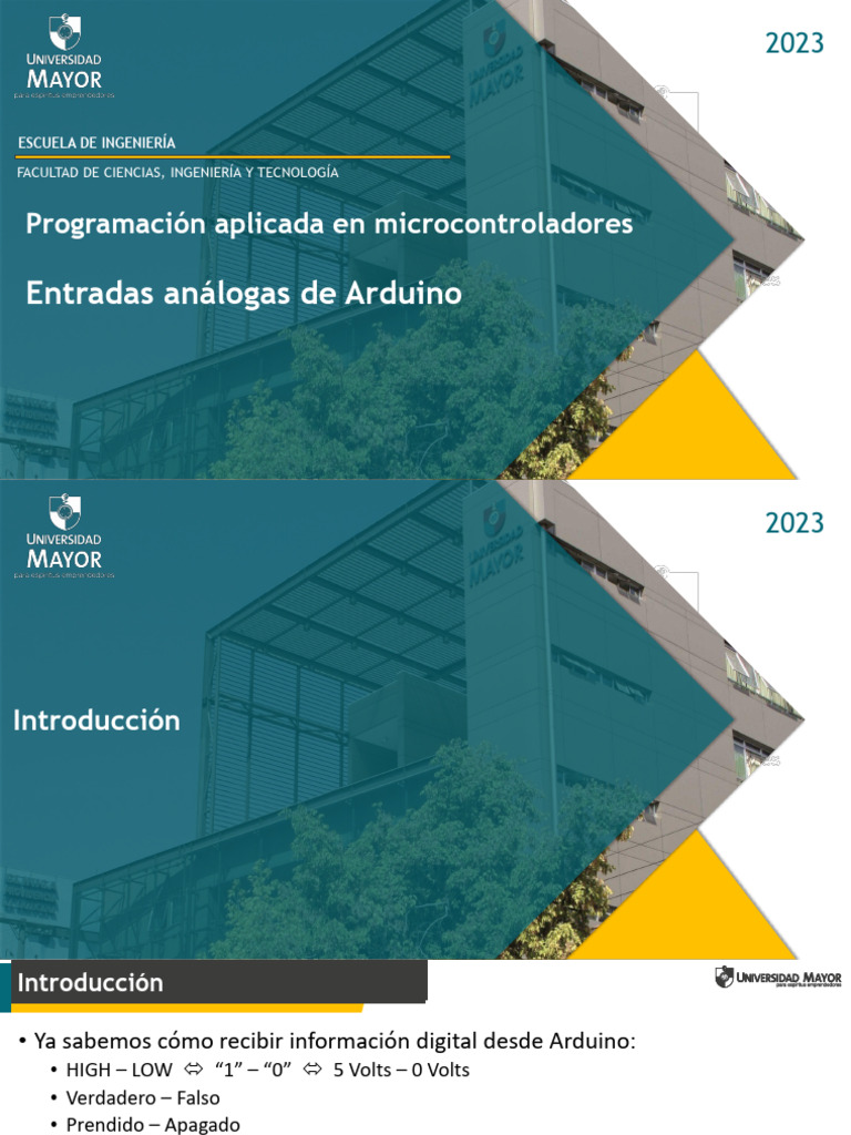 6 - Entradas Análogas Arduino | PDF | Conversor analógico a digital ...