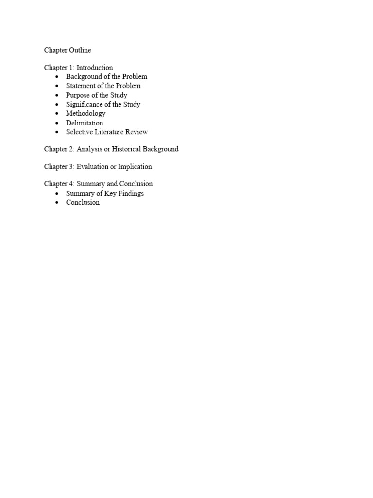 Chapter Outline | PDF