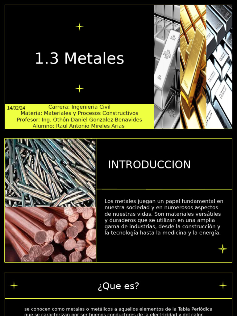 Tipos y Usos de Metales en Construcción | PDF | Rieles | Aleación