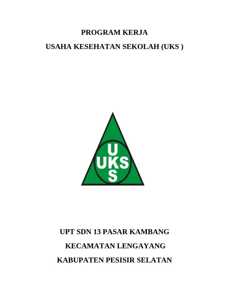 Program Kerja Uks 2024 | PDF