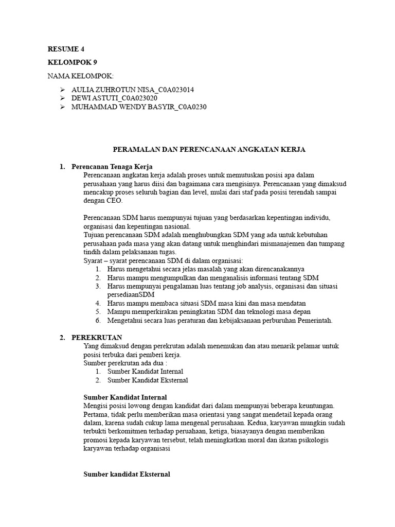 Resume 4 - SDM | PDF