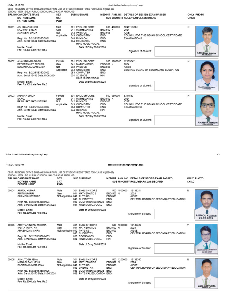 Class Xi Pdf Qualifications Educational Stages