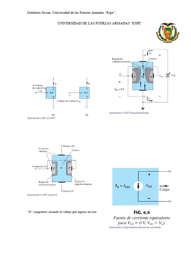 Introducción al Transistor JFET | PDF | Transistor | Electromagnetismo