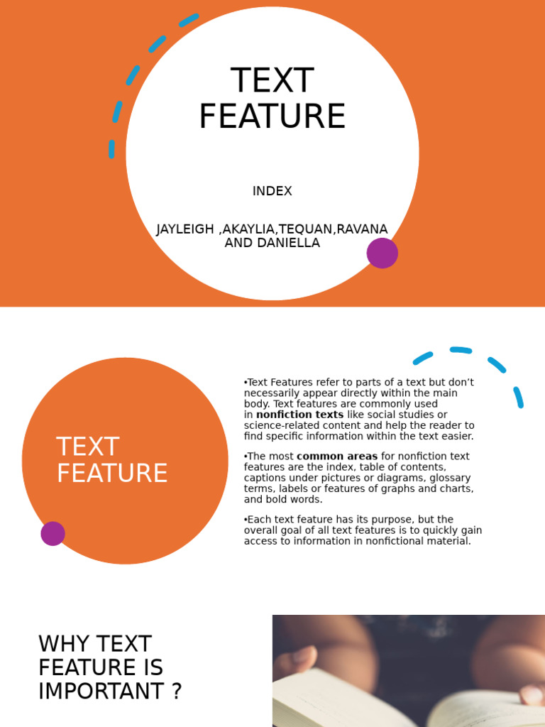 Text Feature | PDF | Non Fiction | Information Science