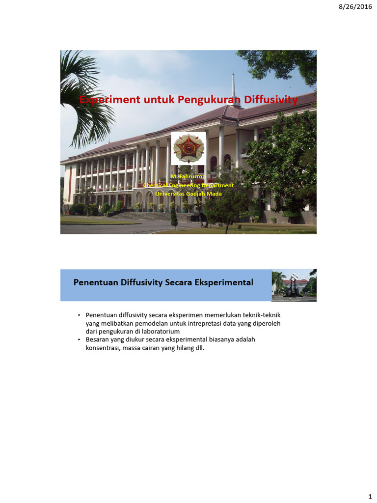 Week # 3 Diffusion Experiment | PDF