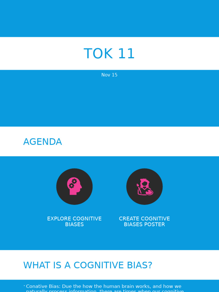 Cognitive Bias | PDF