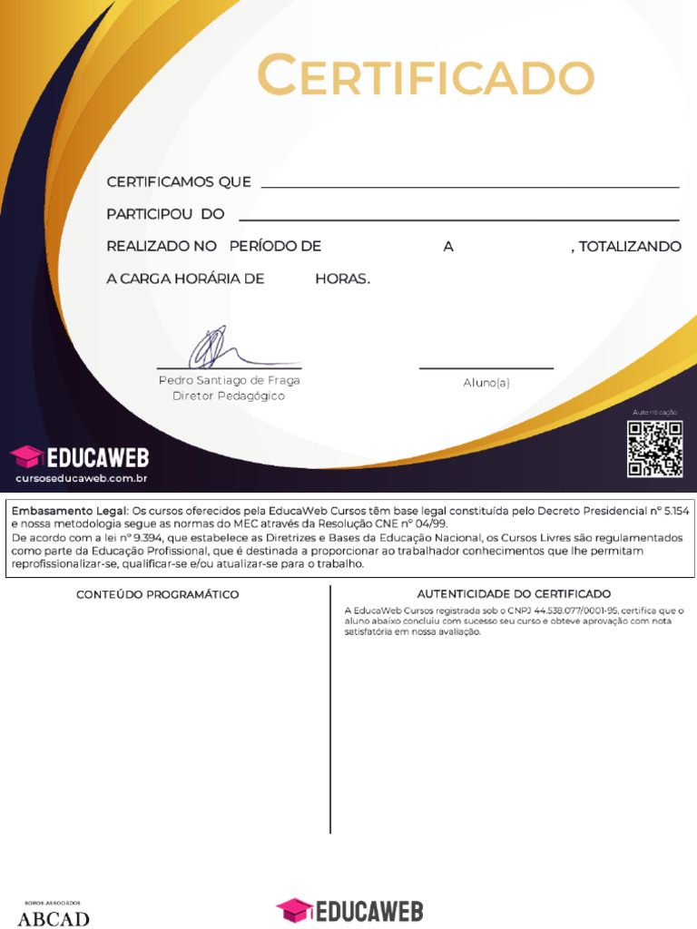 Certificado ECA Educaweb | PDF