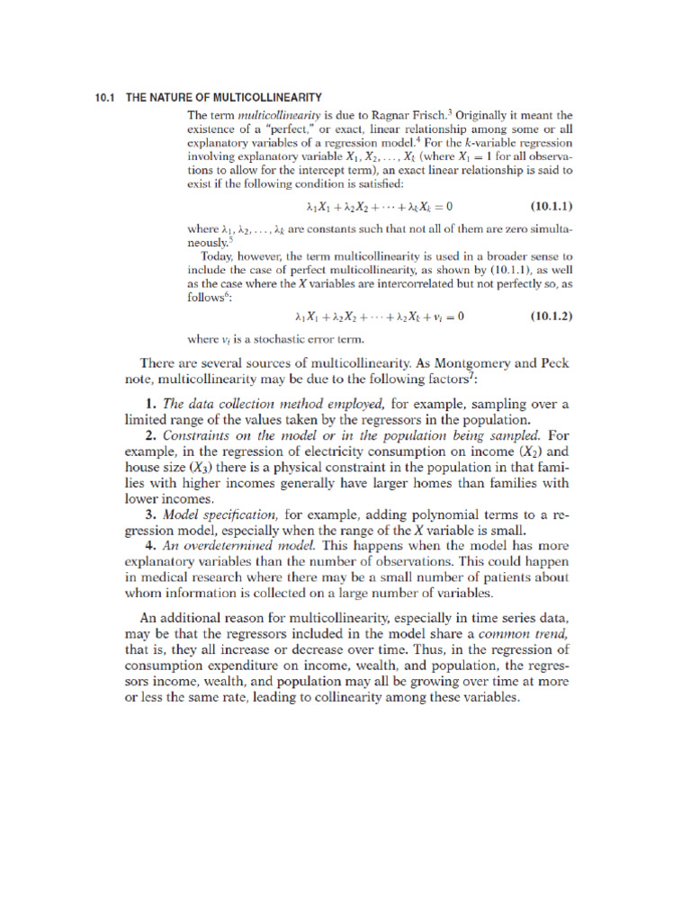 Multi Collinearity | PDF