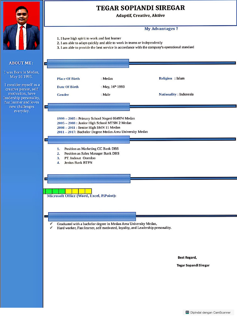 Tegar Sopiandi Siregar | PDF