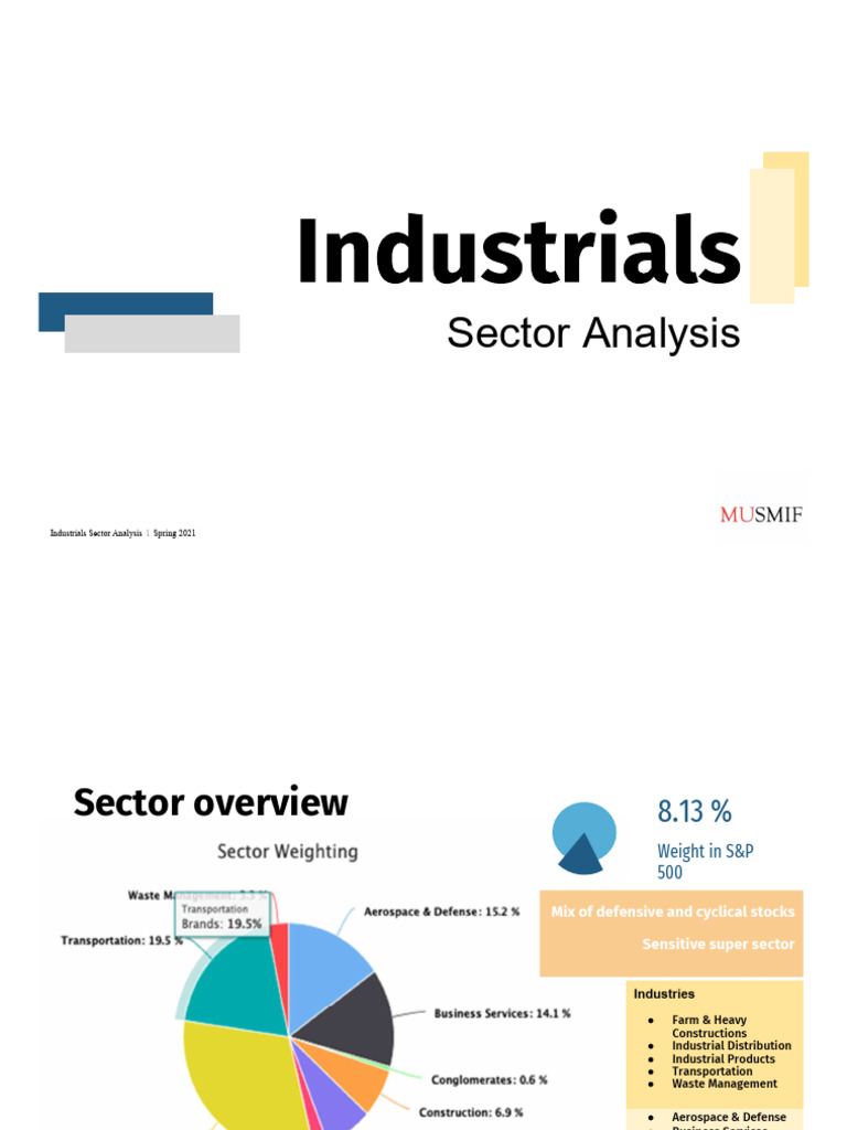 Industrials Sector Analysis - 508 | PDF | Market Power | Monopoly