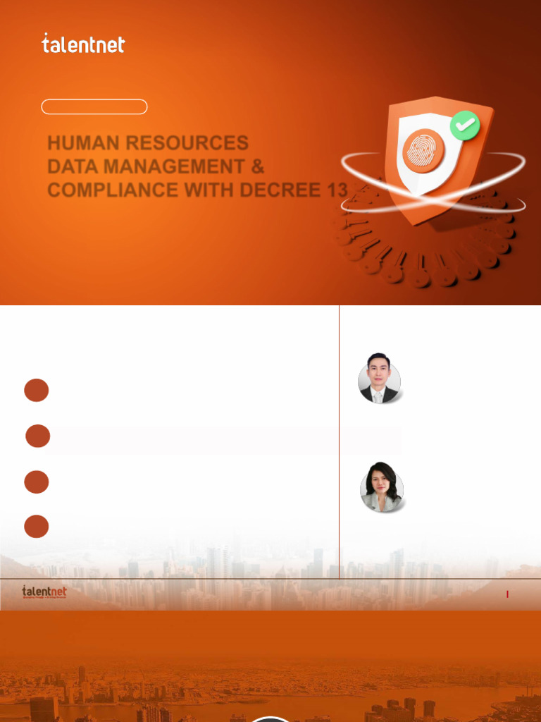 Document Refeshment On Decree 13 HR Data Management - EN | PDF | Regulatory Compliance | Employment