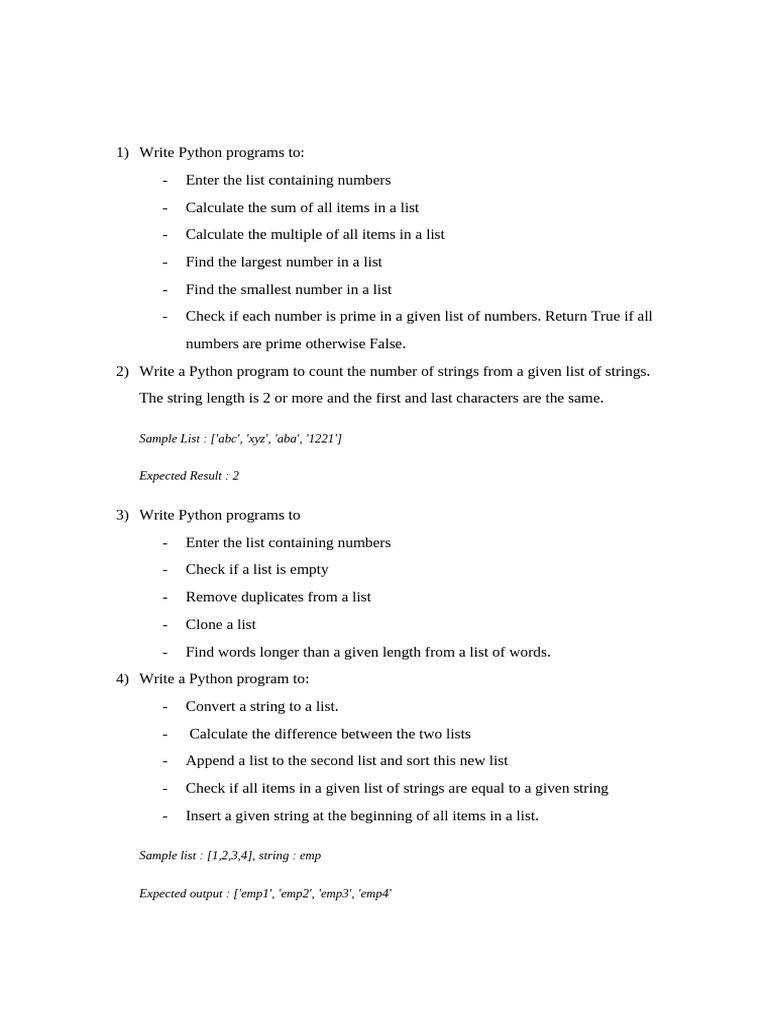 Exercises - Week 6-9 | PDF